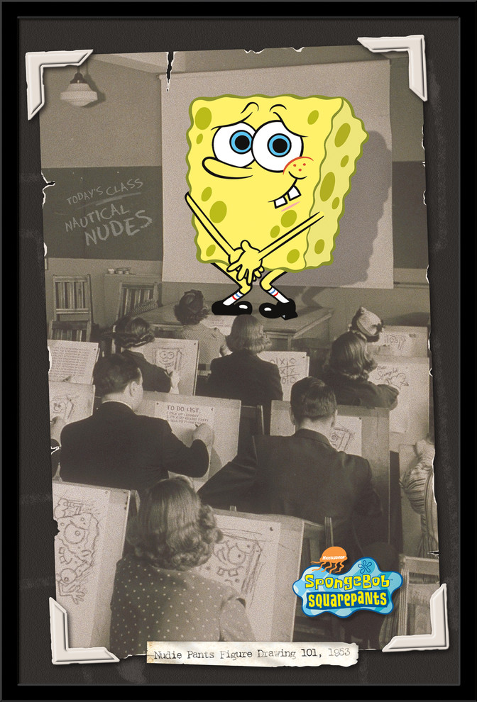 SpongeBob Class Poster, 24.25"x35.75" - Contemporary - Prints And Posters - by Trends ...