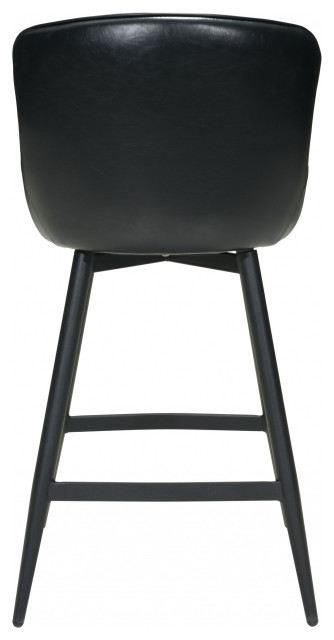 All Black Bar Chair - Midcentury - Bar Stools And Counter Stools - by ...