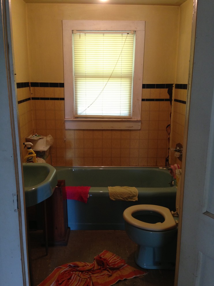 Help me with old and small bathroom