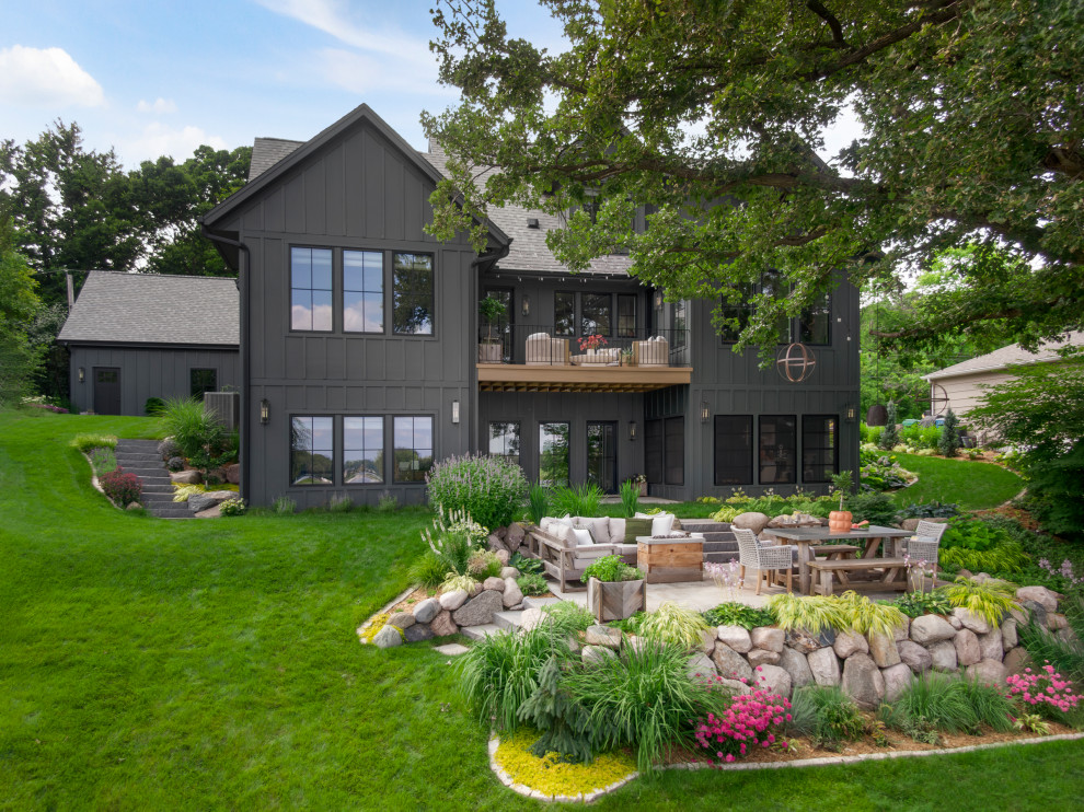 Lake Minnetonka Custom Home - Transitional - Exterior - Minneapolis ...