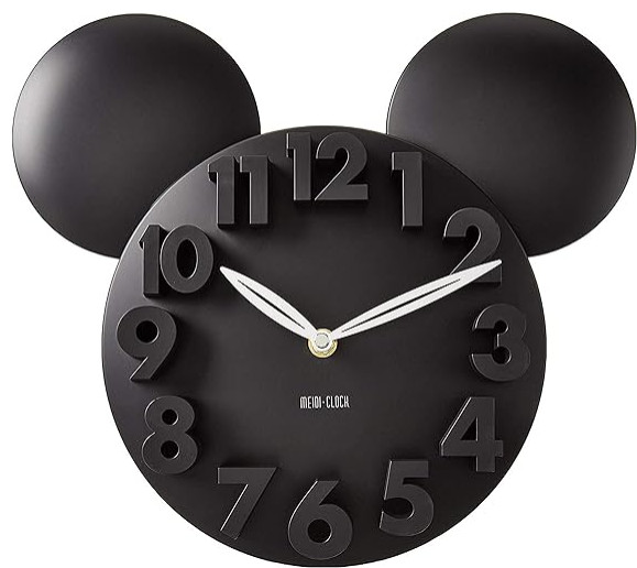 Modern Design Mickey Mouse Big Digit 3D Wall Clock Home Decor ...