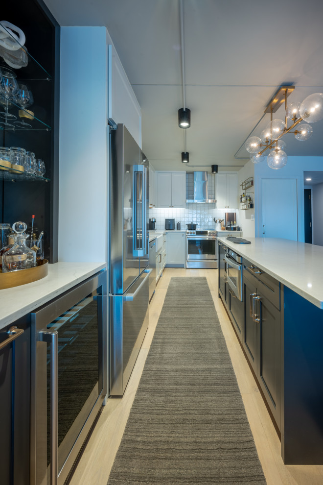 Queen Village Apartment Renovation - Contemporary - Kitchen ...