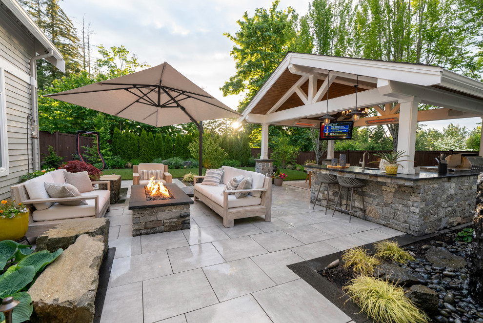 Sammamish Getaway - Contemporary - Patio - Seattle - by Alderwood ...