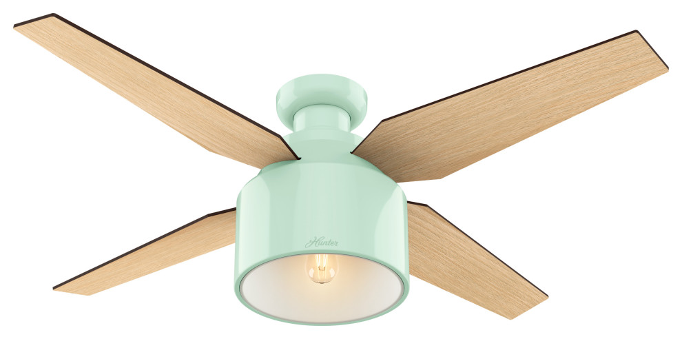Hunter Fan Company 52" Cranbrook Low Profile Ceiling Fan With Light ...