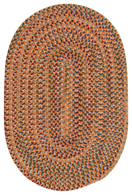 Colonial Mills Worley Oval Braided Rug, 6X8 - Contemporary - Area Rugs ...