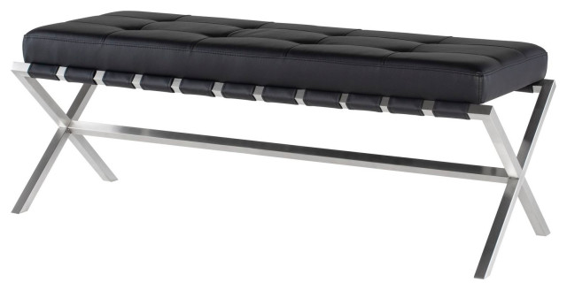 Nuevo Furniture Auguste Occasional Bench - Contemporary - Upholstered ...