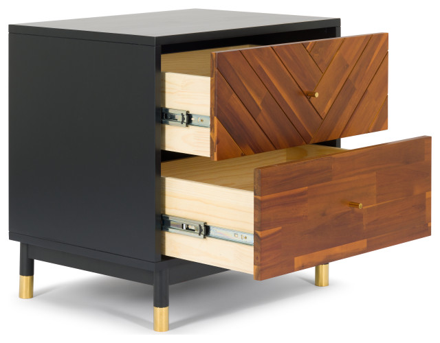 Jacob Side Table, Large - Contemporary - Nightstands And Bedside Tables ...