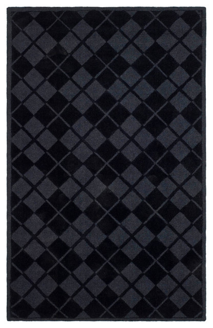 Safavieh Martha Stewart Argyle Rug, Wrought Iron, 5'x8' - Contemporary ...