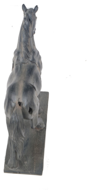 HomeRoots Handmade Rustic Horse Statue - Contemporary - Wall Sculptures ...