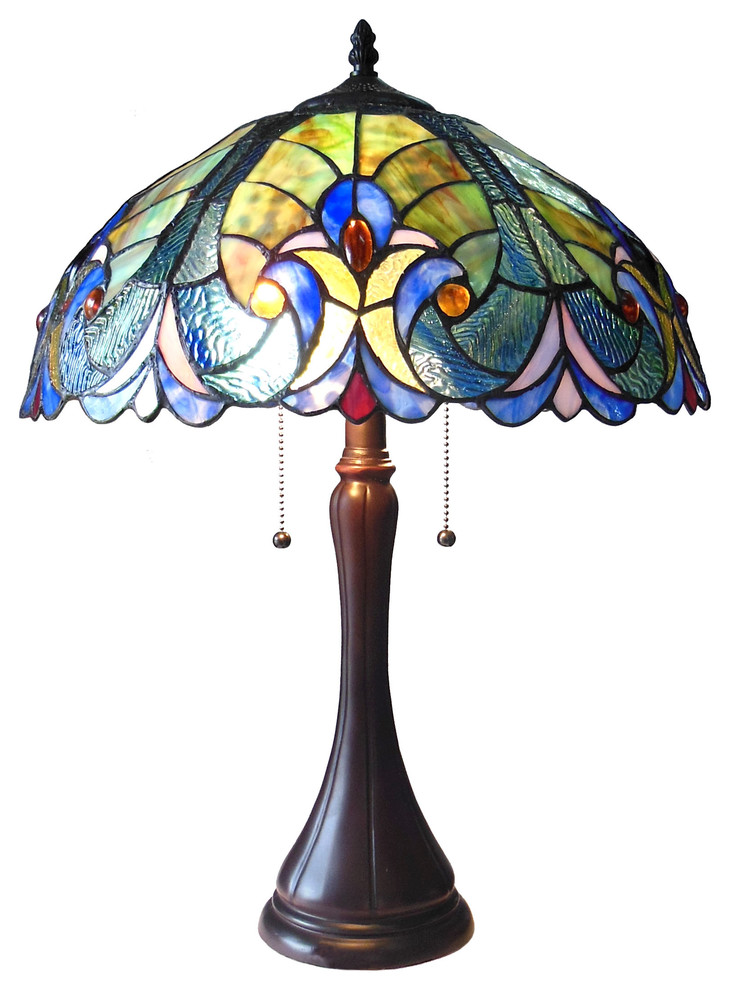 Amor 2-Light Victorian Table Lamp - Victorian - Table Lamps - by CHLOE ...