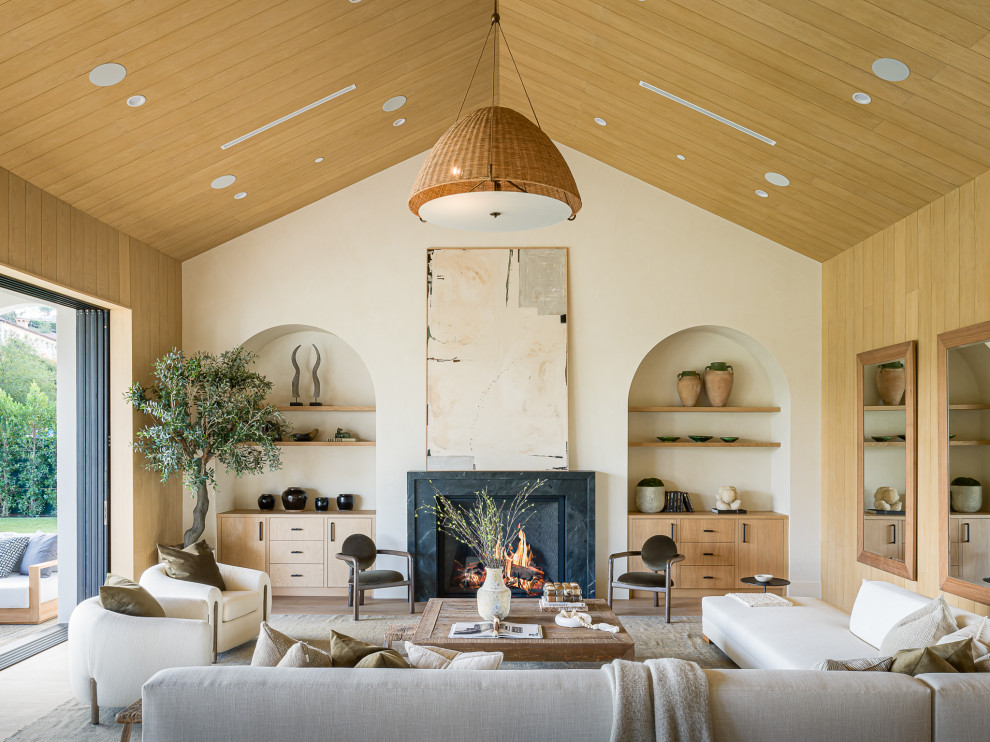 Modern Organic Estate - Mediterranean - Living Room - Los Angeles - by ...
