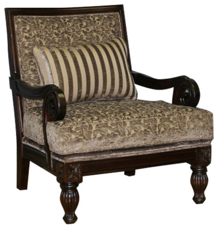 Traditional Lounge Chair - Traditional - Armchairs And Accent Chairs ...