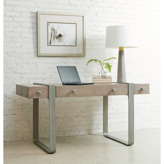 Industrial Contemporary Desk With Drawers - Transitional - Desks And ...