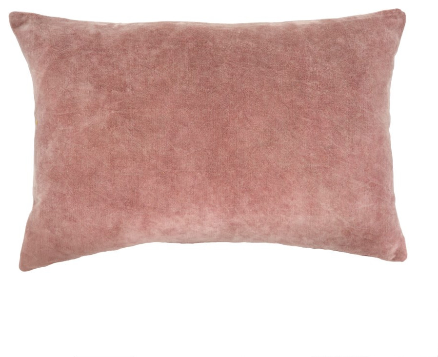 Raspberry Velvet Pillow - Contemporary - Decorative Pillows - by ...