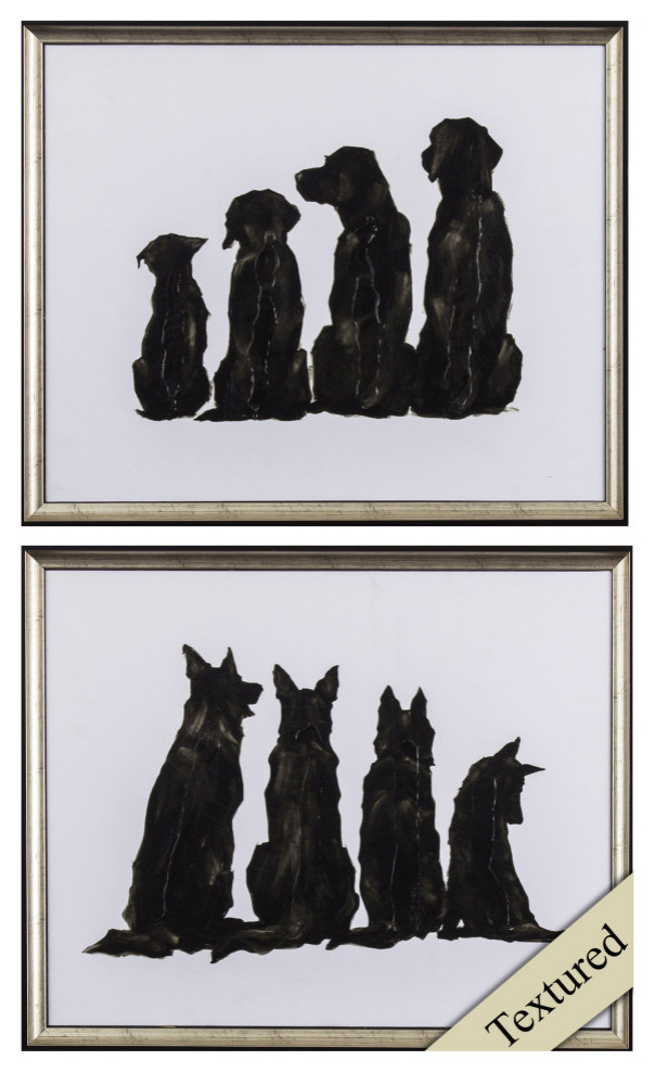 Line Up Wall Art, 2-Piece Set - Contemporary - Prints And Posters - by ...