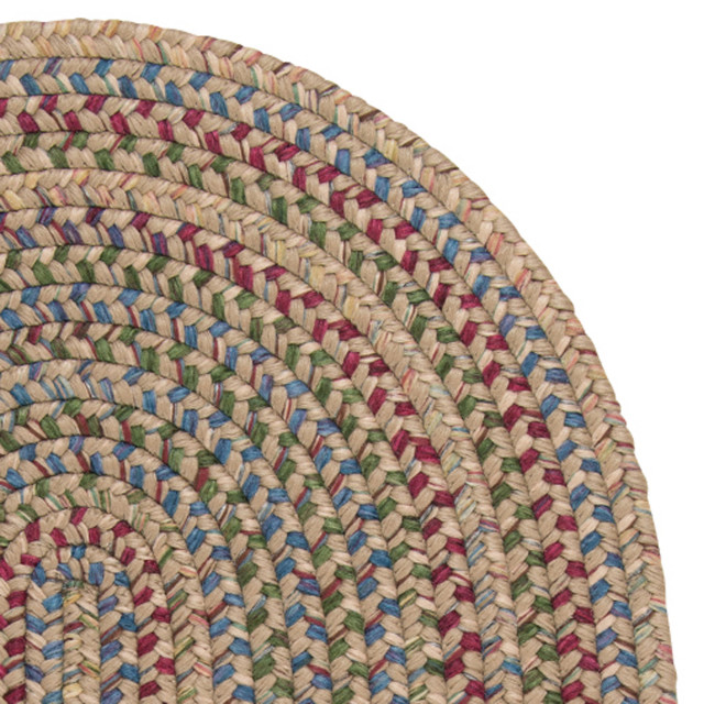 Colonial Mills Worley Round Braided Rug, 6X6 - Contemporary - Area Rugs ...