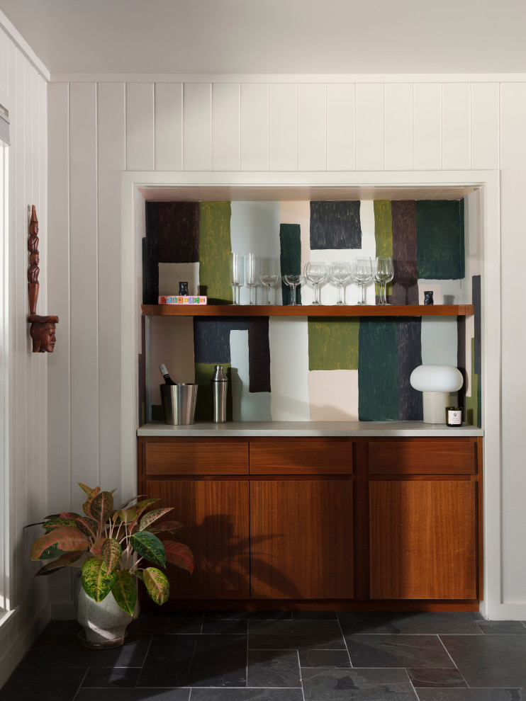 Casa Cox - Midcentury - Home Bar - Other - by Chinotto House Design Co ...