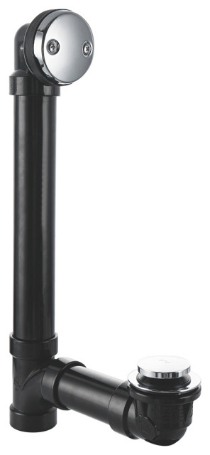 Elegantbtdof20 2" Tub Waste & Overflow Tip-Toe Drain in Chrome ...
