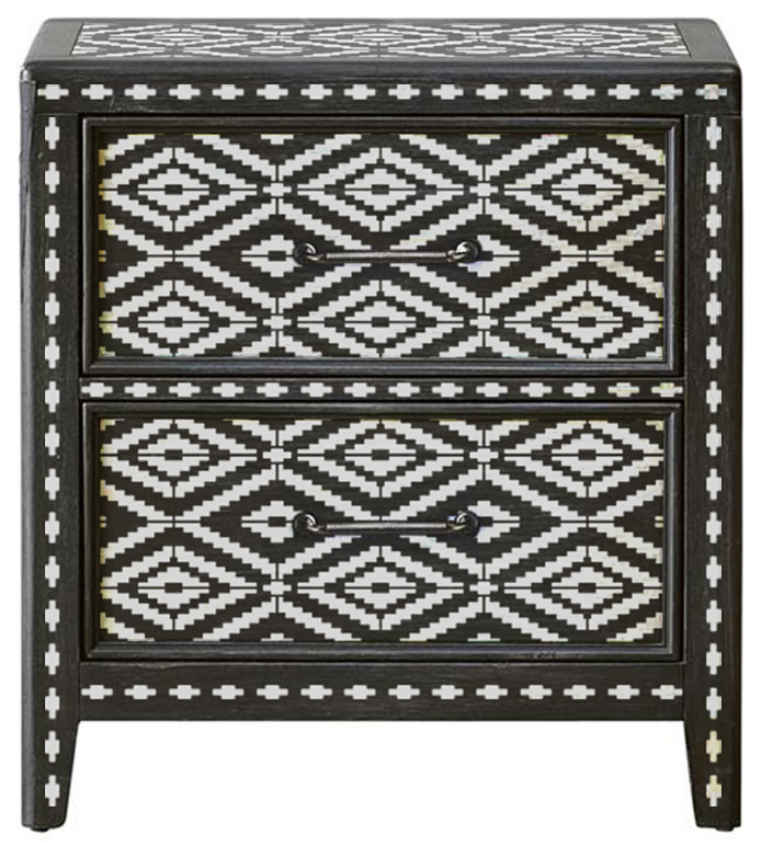 Neera Bone Inlay Stencil, DIY Bone Inlay Designs for Furniture Makeover ...