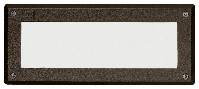 Textured Architectural Bronze Deck LED 2W Brick Light Lndscp ...