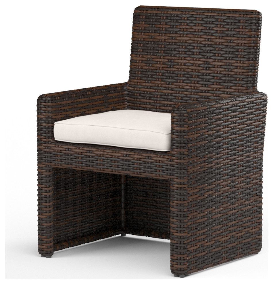 Montecito Dining Chair With Self Welt - Tropical - Outdoor Dining ...