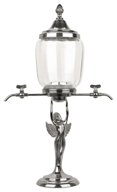 Lady Absinthe Fountain With Wings, 2 Spout - Traditional - Indoor ...