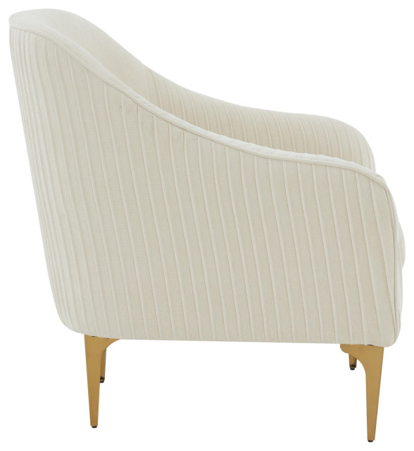 Serena Velvet Accent Chair - Midcentury - Armchairs And Accent Chairs ...
