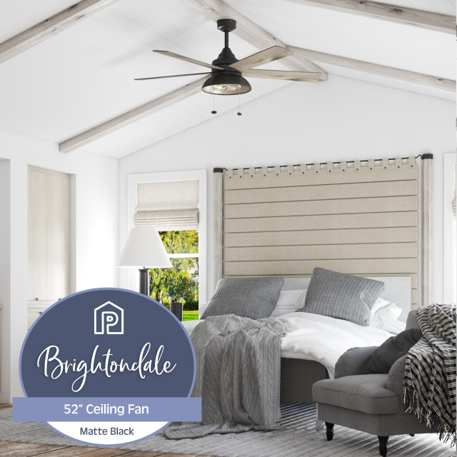 Prominence Home Brightondale Indoor Outdoor Ceiling Fan, 52 inch ...