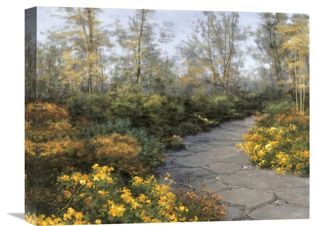 "Step Into Autumn" Artwork, 20" x 16" - Prints And Posters - by Global ...