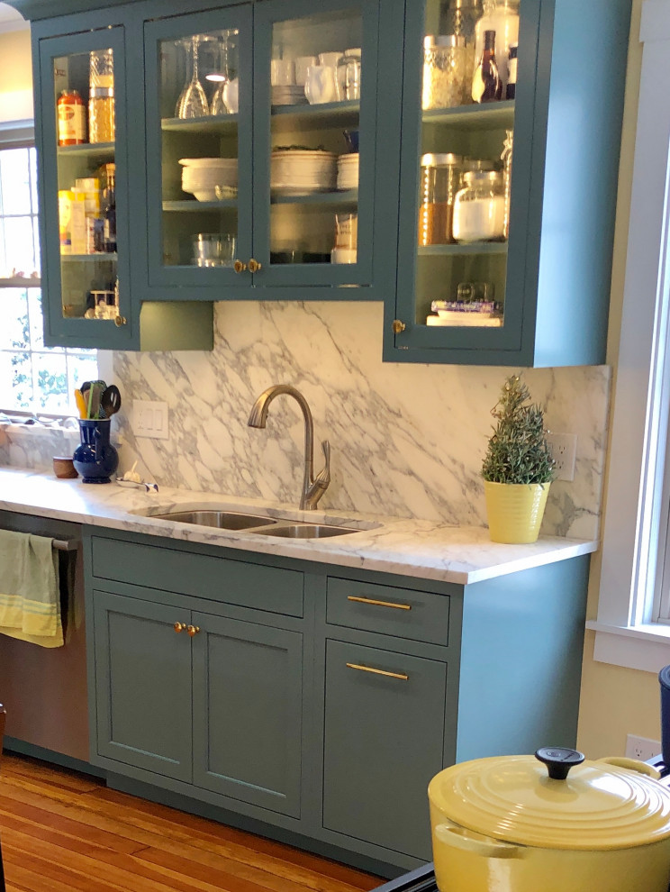 Rustic and Refined Blend in a Jewel Box Kitchen