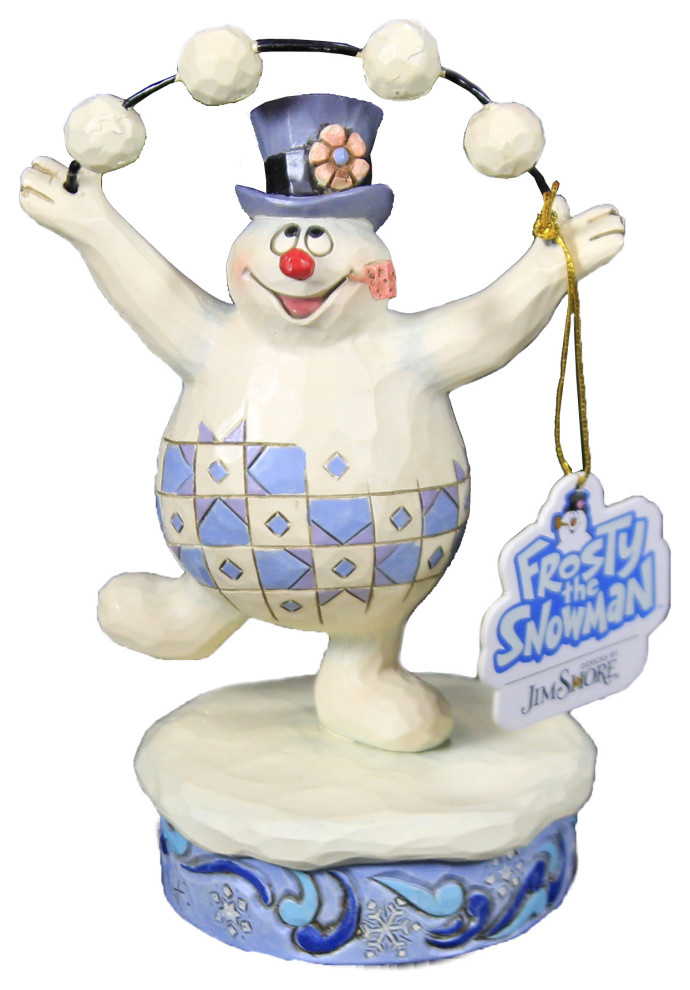 Jim Shore Winter Is, The Air Piolyresin Frosty The Snowman 6007344 ...