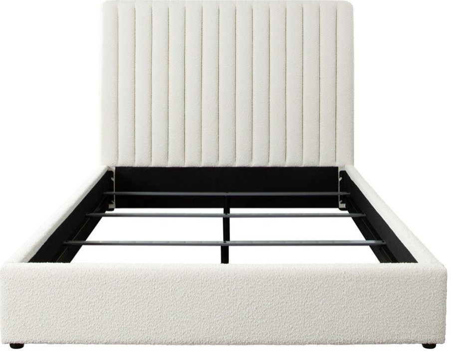 Brooke 54" Queen Bed in Ivory Boucle by Diamond Sofa - Transitional - Panel Beds - by Sideboards ...