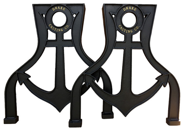 Cast Iron Nautical Dining Table Legs - Beach Style - Table Tops And ...