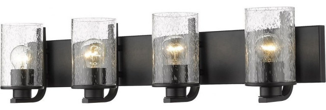 4 Light Vanity Light Fixture In Transitional Style-7.25 Inches Tall and ...