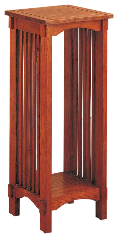 Coaster Accent Table, Warm Brown - Transitional - Plant Stands And ...