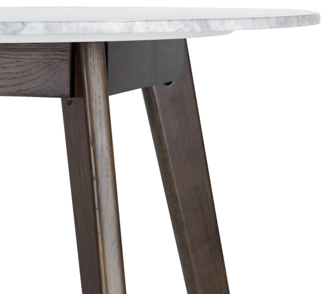 Poly and Bark Riley Marble Round Dining Table - Midcentury - Dining ...
