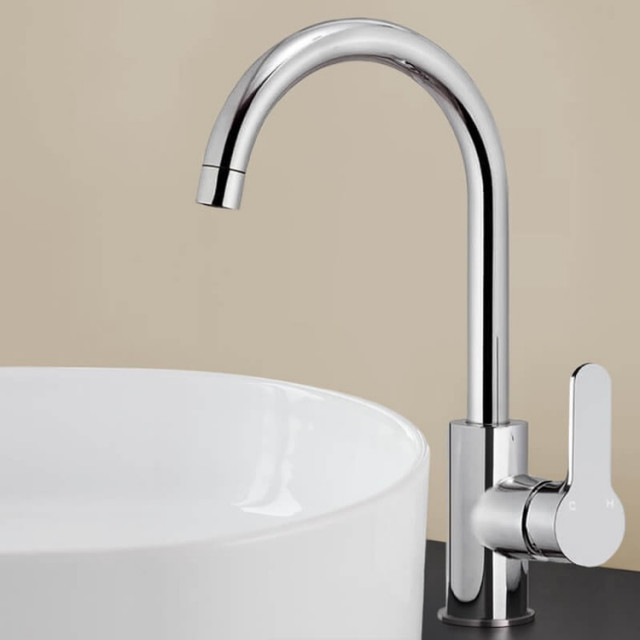 Round Vessel Sink Faucet - Contemporary - Bathroom Sink Faucets - by ...