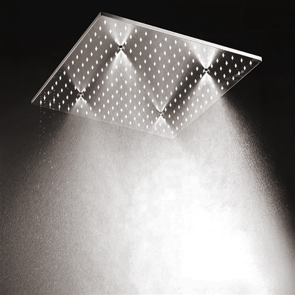 Fontana 20" Mist Rainfall Shower System With Handheld Shower, Brushed ...