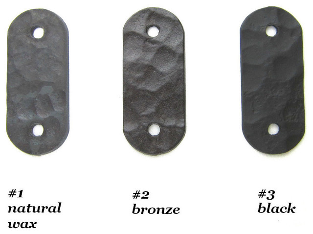 Rustic Spanish Style Wrought Iron Cabinet Drawer Pull - Mediterranean ...