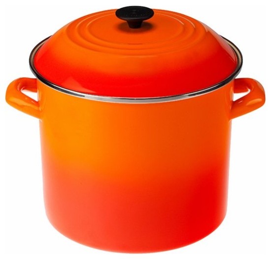 Le Creuset 16 Qt. Stockpot - Flame - Traditional - Stockpots - by Chef ...
