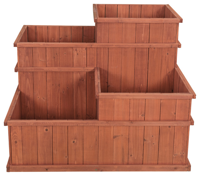 Multi Level Planter - Transitional - Outdoor Pots And Planters - by ...