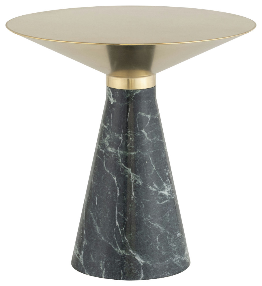 Iris Gold Metal Side Table, HGNA548 - Contemporary - Side Tables And ...