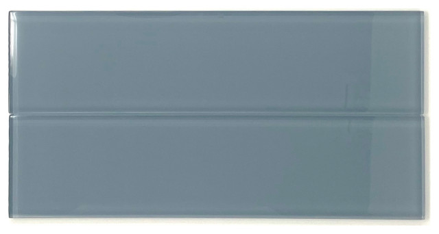 3 X 12 Ocean Blue Glossy Subway Tile - Contemporary - Wall And Floor ...