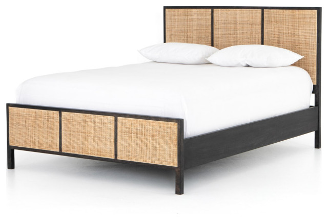 Sydney Bed, King - Tropical - Platform Beds - by Four Hands | Houzz