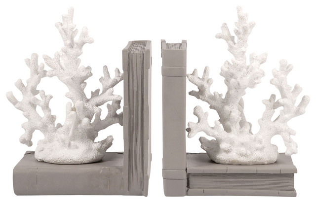 ELK LIFESTYLE 000522 Coralyn Bookends - Beach Style - Bookends - by ELK ...