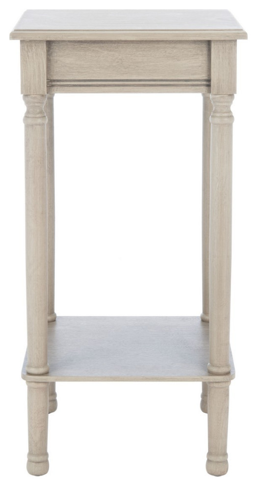 Ainsley Square Accent Table Greige - French Country - Side Tables And ...