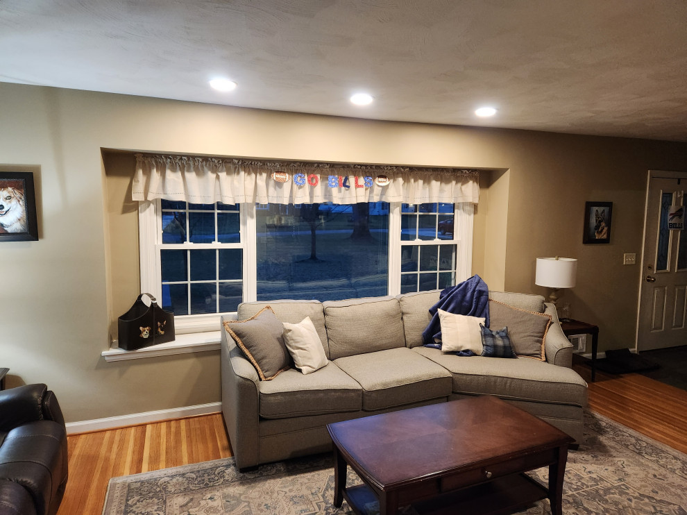 Deep sill 3 window curtain design question