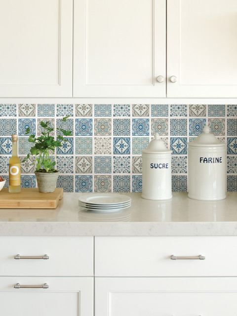 Miguel Tile Decal Kit - Mediterranean - Wall Decals - by Brewster Home ...