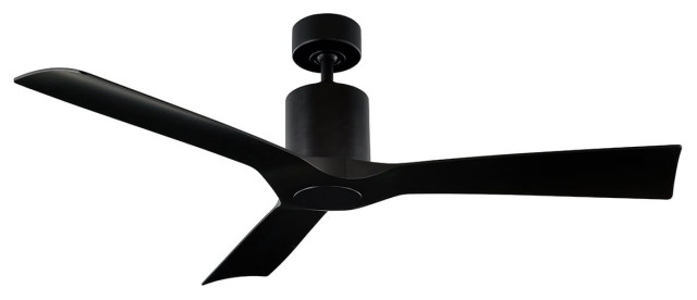 Modern Forms Aviator Indoor and Outdoor Ceiling Fan in Matte Black, 54. ...