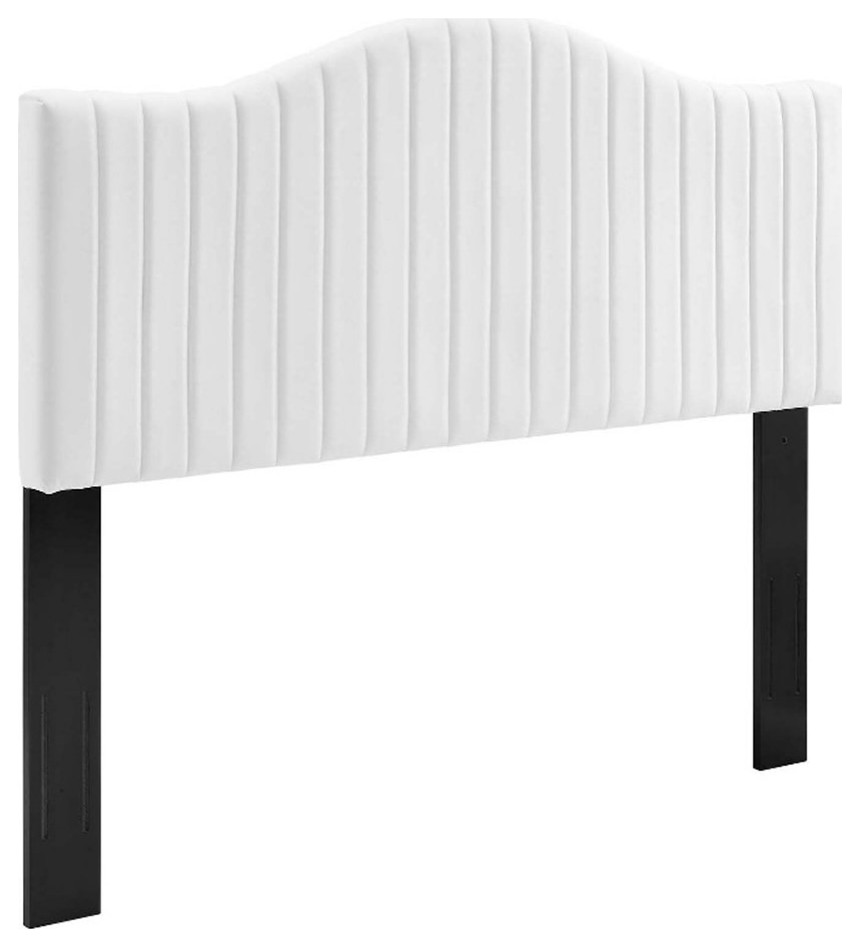 Modway Brielle Channel Tufted Performance Velvet Full/Queen Headboard ...